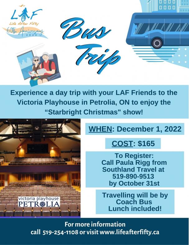 Life After Fifty - Events - Bus Trip