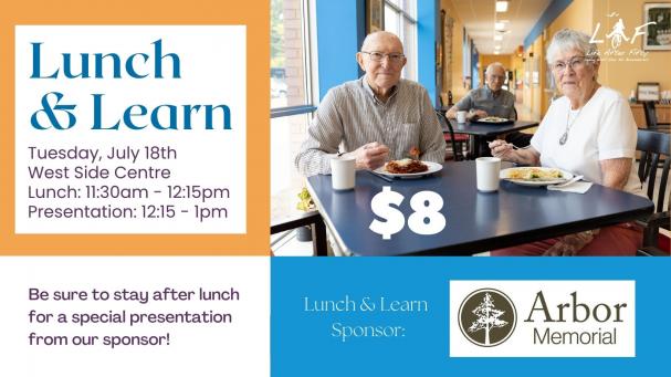 Life After Fifty - Events - July Lunch & Learn