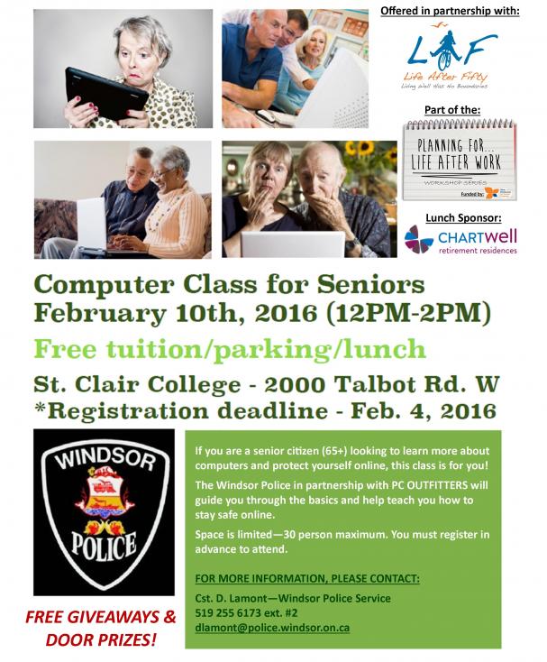 Life After Fifty - Events - Computer Class for Seniors