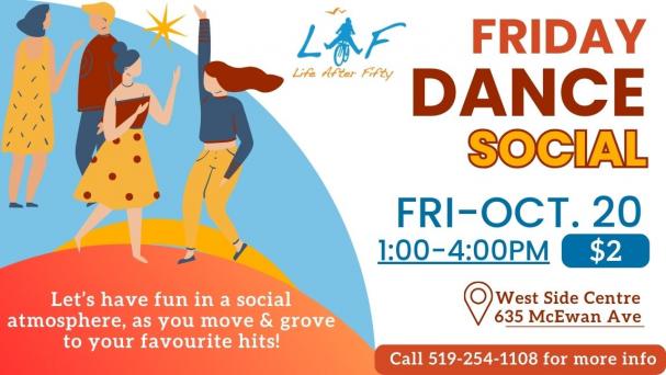 Life After Fifty - Events - Friday Dance Social - October