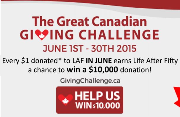 Life After Fifty - News - Help us WIN $10,000!